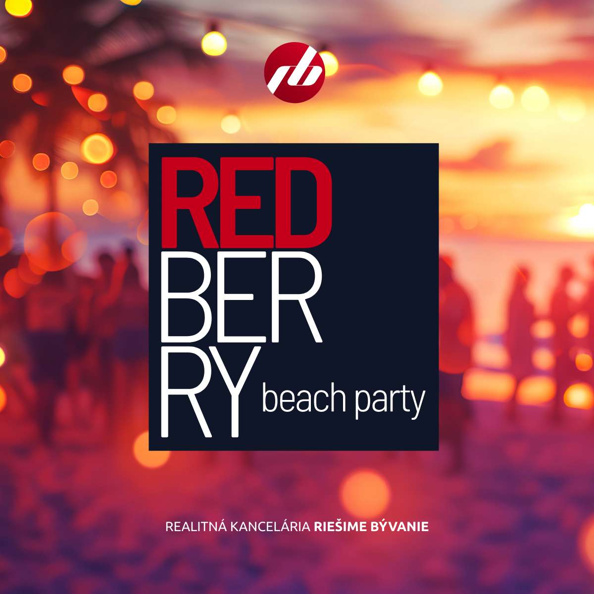 REDBERRY beach party | Riešime bývanie